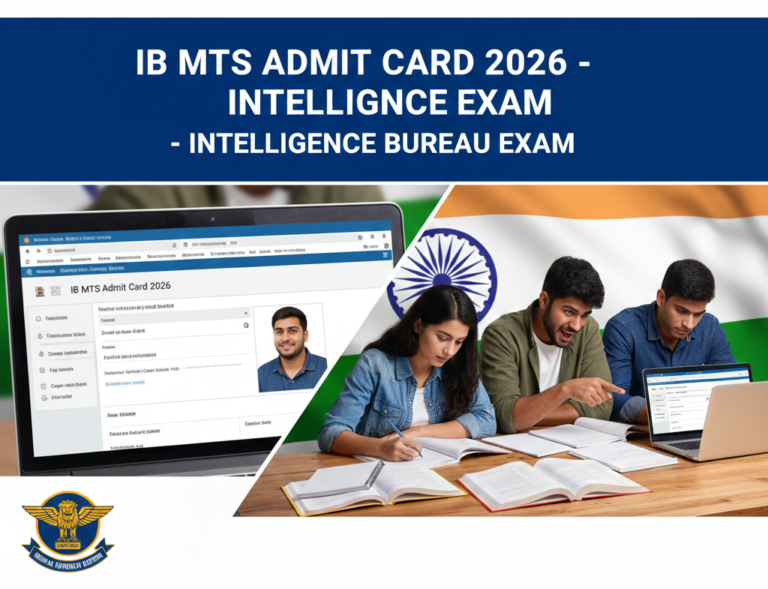 IB MTS Admit Card 2026 Out – Download Hall Ticket, Exam Date & Instructions