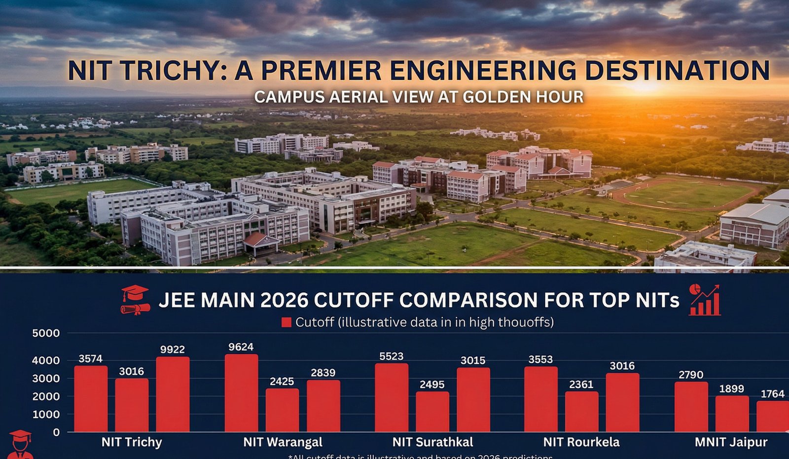 NIT Trichy BTech CSE 2026: Cut-Off JEE Main Highest NITs