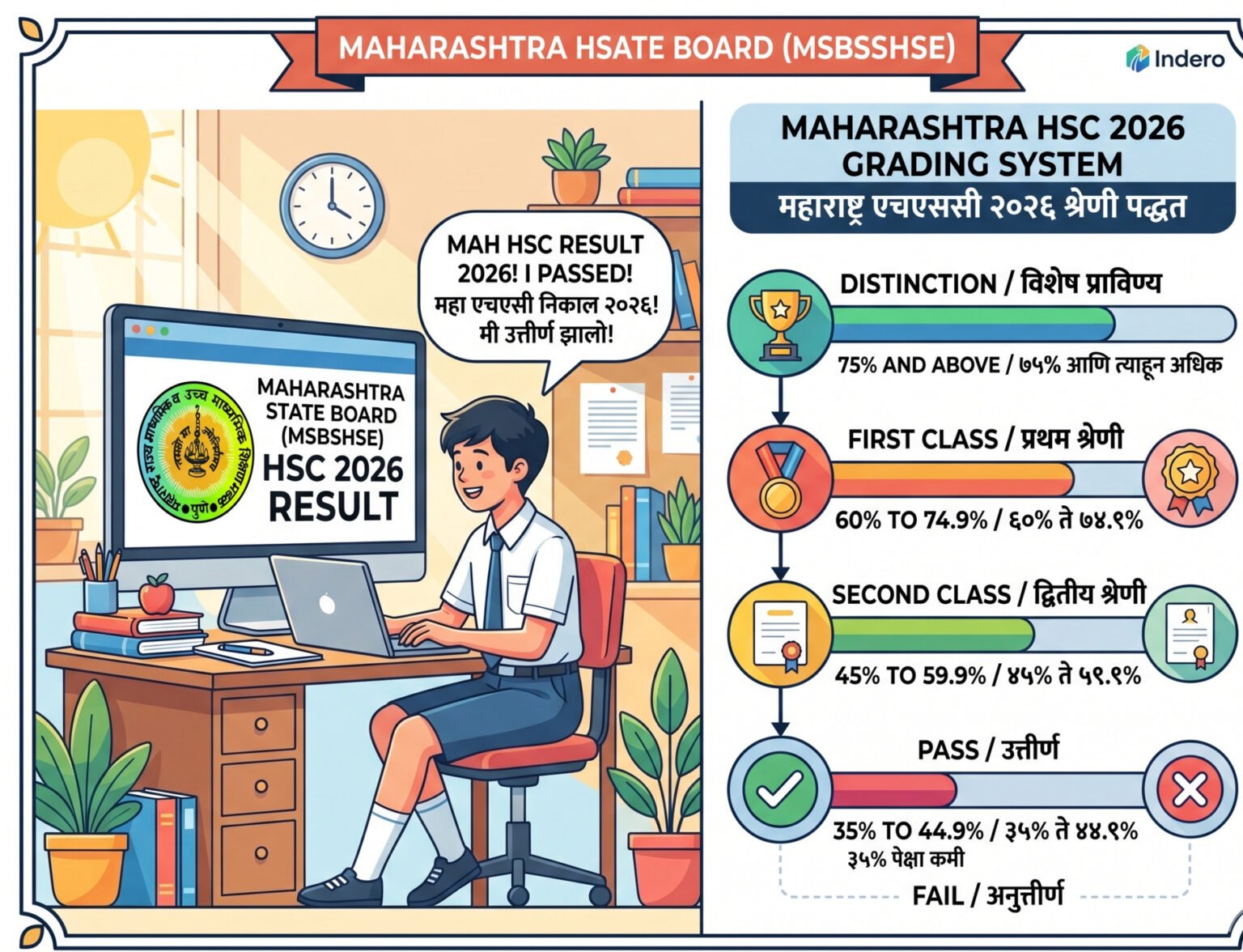 Maharashtra Board 12th Result 2026: Dates, Symbols