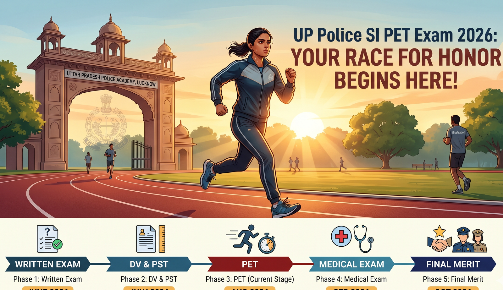 UP Police SI PET Exam 2026 date is out! Check physical