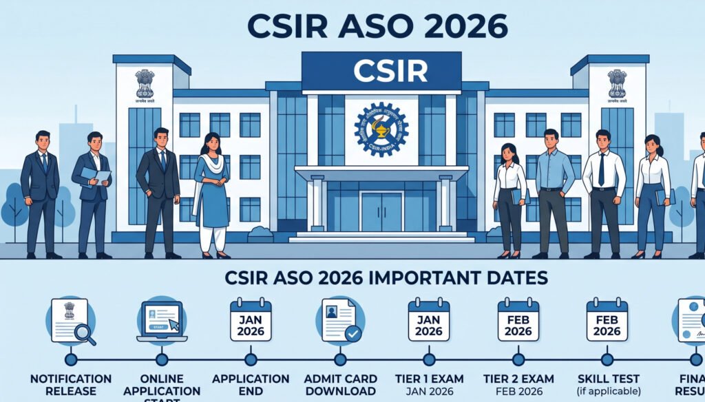 CSIR ASO 2026 notification out! 100 vacancies, apply July 13