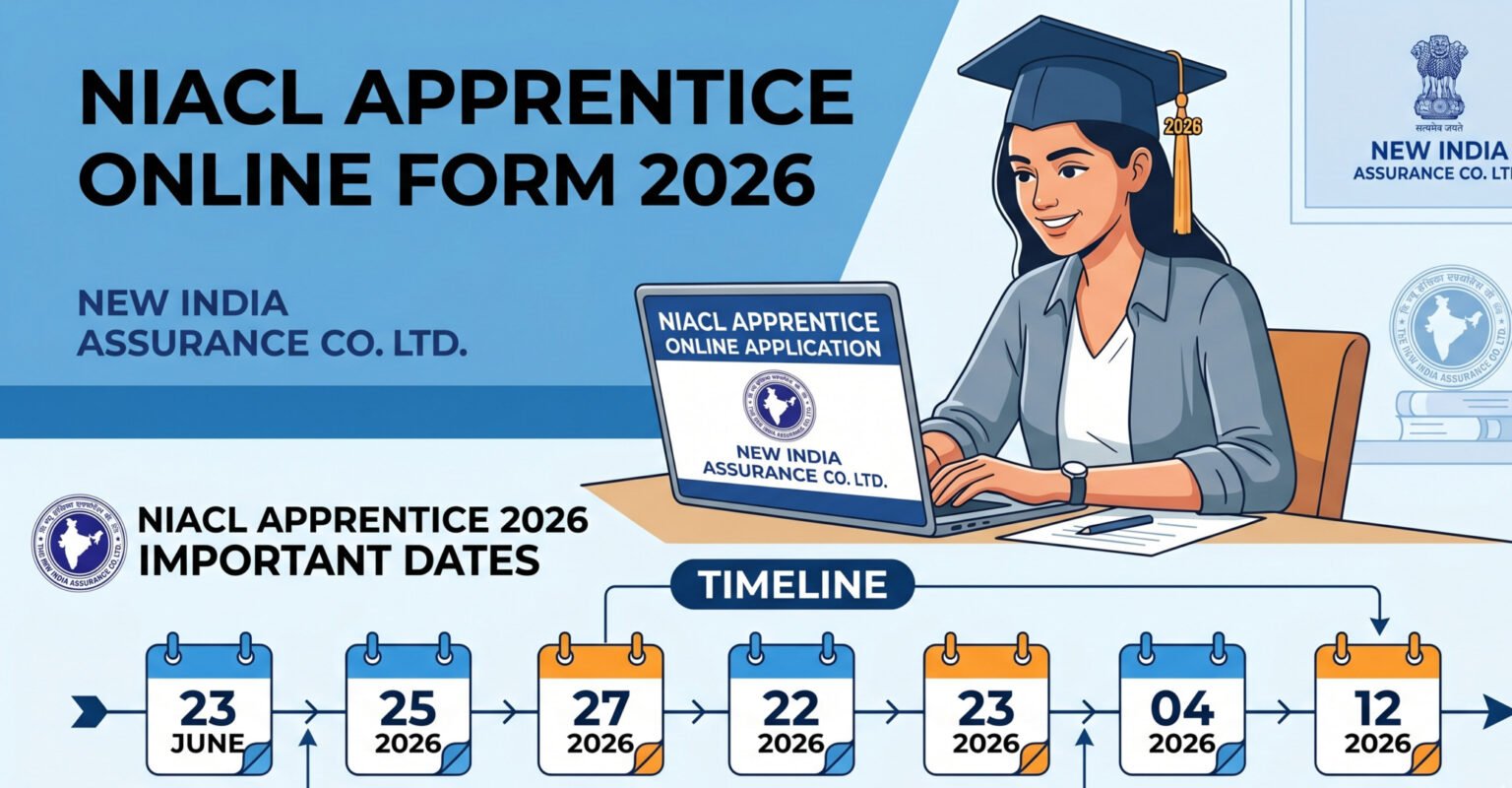 Apply for NIACL Apprentice Online Form 2026 — 550 vacancies